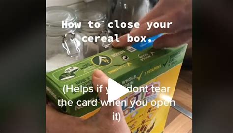 So It Turns Out Weve All Been Closing Our Cereal Boxes The Wrong Way This Whole Time Mumslounge