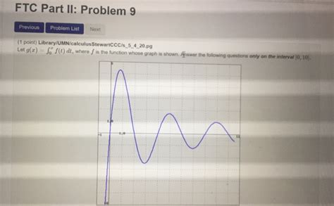 Solved Ftc Part I Problem 7 Previous Problem List Next 1