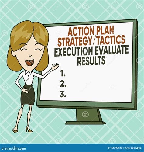 Text Sign Showing Action Plan Strategy Ortacti Conceptual Photo Action Plan Strategy Or Tactics