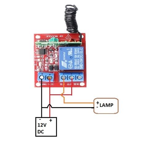 Rf Wireless Relay Module With Remote Control V One Channel Generic The Industrymart Com