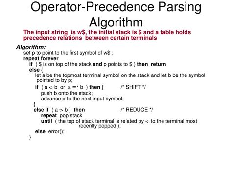 ppt bottom up parsing powerpoint presentation free download id 4326764