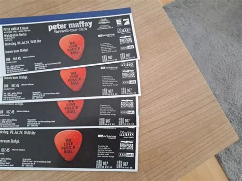 PETER MAFFAY 2 Stehplätze Berlin Waldbühne am 09 07 2024 EUR 195 00