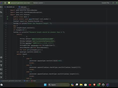 Completed Task 1 Of Password Generator For Info Aidtech Venkatachalam