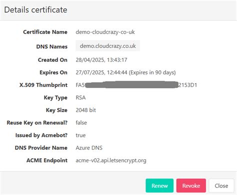 Obtain Free Lets Encrypt Certificates And Store Them In Azure Key Vault A Step By Step Guide