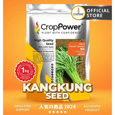 1kg Biji Benih Kangkung Daun Tajam Power Sword 宝剑 Kk9 Crop Power