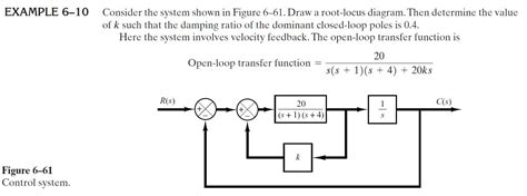 example 6 10 consider the system shown in figure