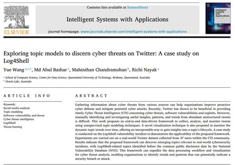Joyyue Wang On Linkedin Cybersecurity Datascience Research