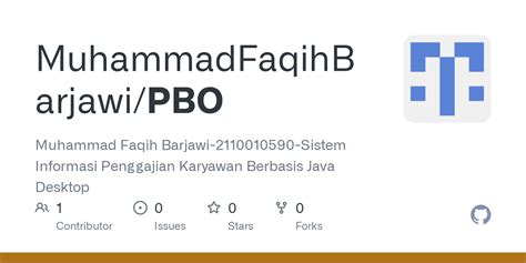 Github Muhammadfaqihbarjawipbo Muhammad Faqih Barjawi 2110010590