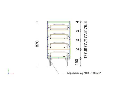 Base 4 Drawer Standard Cairns Flat Packs