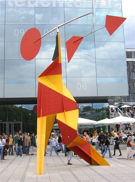 Alexander Calder Dobradura Com Disco Vermelho 1973