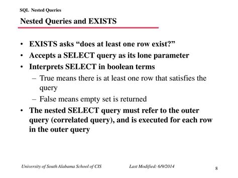 Ppt Sql Nested Queries Powerpoint Presentation Free Download Id455816