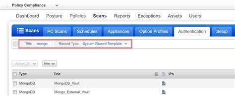 Set Up Mongodb System Record Template