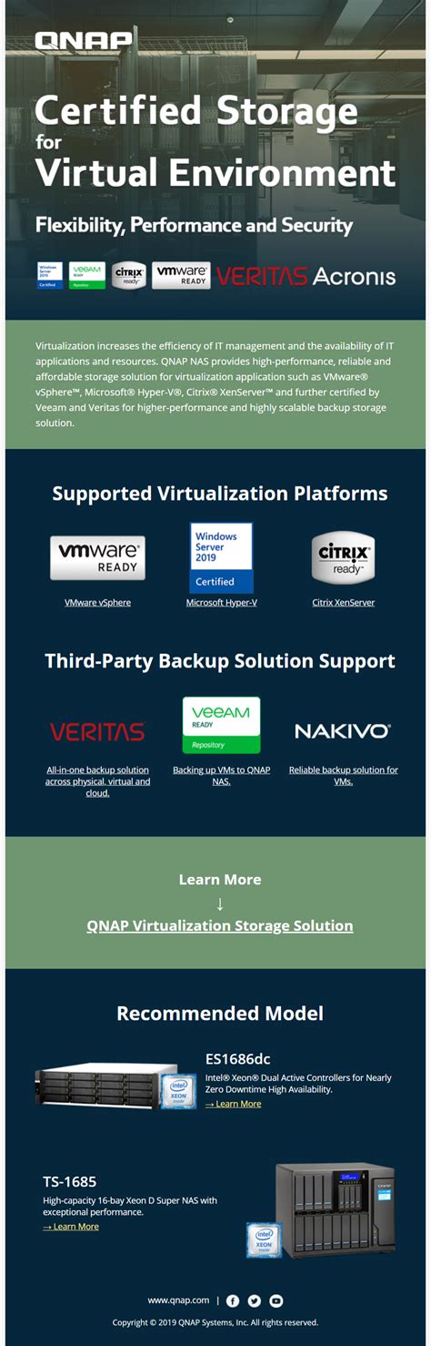 Feature Storage For Virtual Environment Qnap Marketing Resource