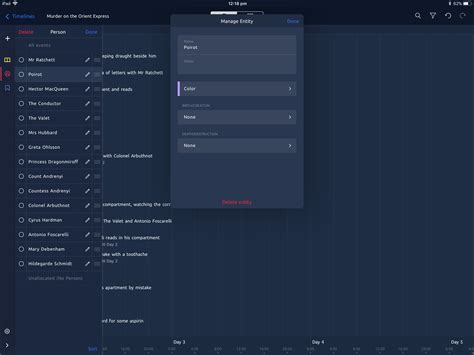 Editing Entities Aeon Timeline Knowledge Base