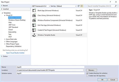 Microsoft Announces Windows Template Studio App Template Templates Universal Windows