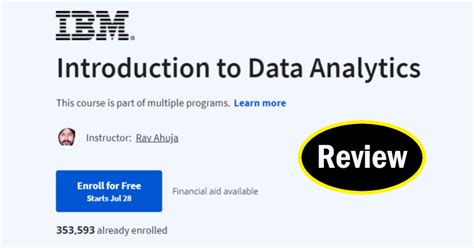 Ibm Introduction To Data Analytics Detailed Review