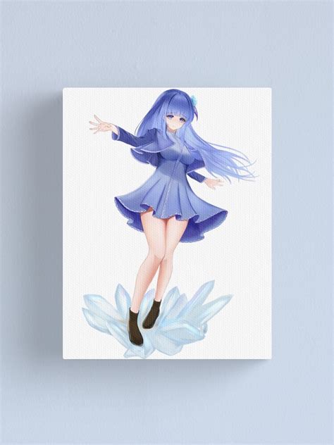 Mabel Rayveil Uncle From Another World Isekai Ojisan Anime Blue Hair Girl Ice Thighs