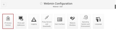 Restrict Webmin Access By Ip Hostwinds