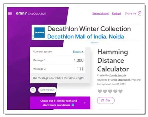 5 Best Free Online Hamming Distance Calculator Websites
