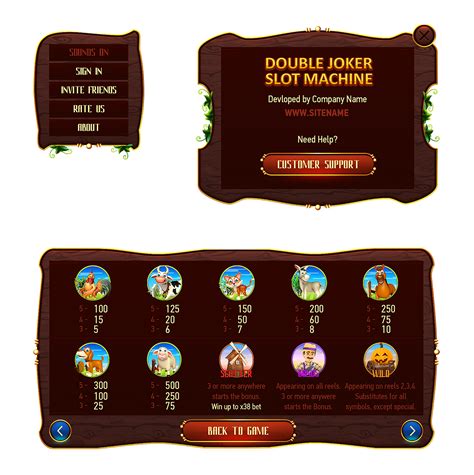 Double Joker Slot Machine Gui On Behance