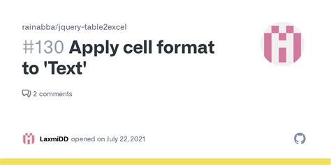 Apply Cell Format To Text Issue Rainabba Jquery Table Excel GitHub