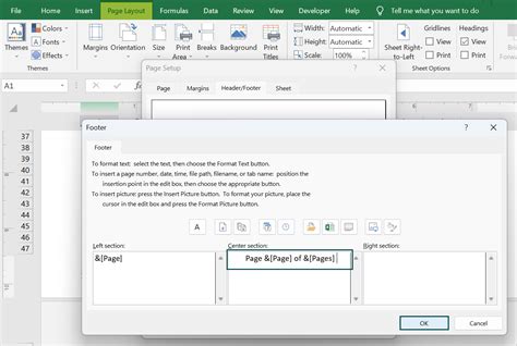 Page Numbers In Excel Examples How To Add Insert Reset