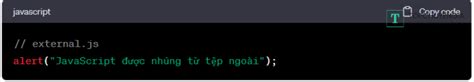 Hướng dẫn nhanh cách nhúng JavaScript vào HTML