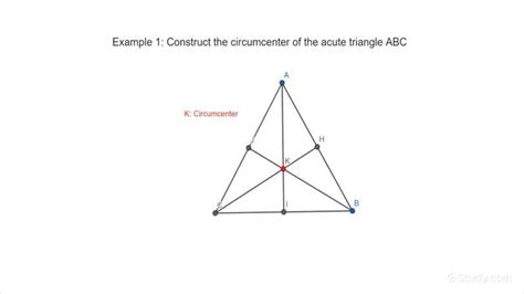 How To Construct The Circumcenter Of A Triangle Geometry