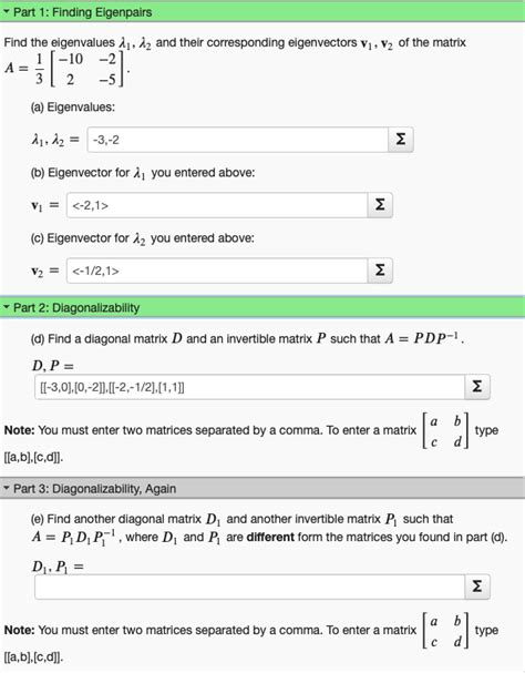 Solved Find the eigenvalues λ λ and their corresponding Chegg