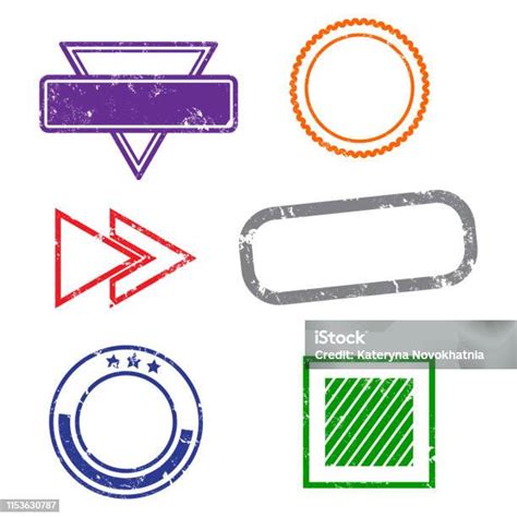 우표 그런 지 고무 프레임 흰색 바탕에 프리 젠 테이 션 전단지 전단지 엽서 및 포스터에 대 한 여섯 우표 프레임 평면