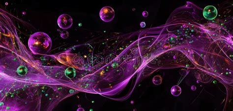 Streams Of Data Flow In A Flowing Wave Each Data Particle Is A Ball Some Data Points Are Green