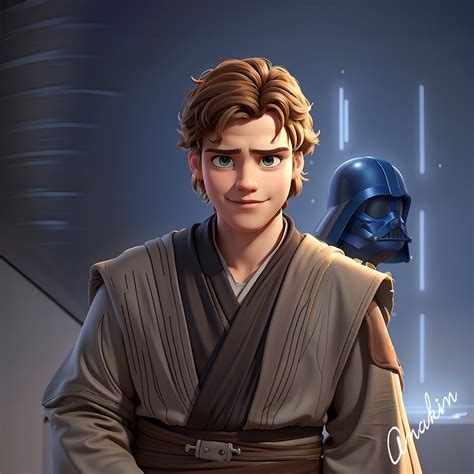 Star Wars Characters Disney Style Illustration Art On Behance