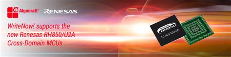 Renesas Rh850 U2a Cross Domain Mcus Algocraft