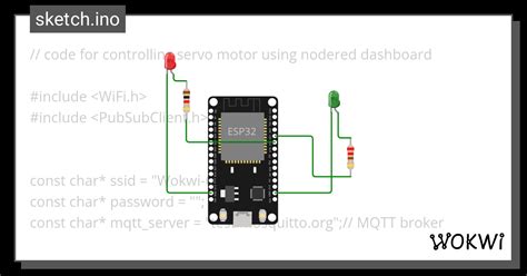 Nodered Wokwi Esp32 Led Copy V2 Wokwi Esp32 Stm32 Arduino Simulator