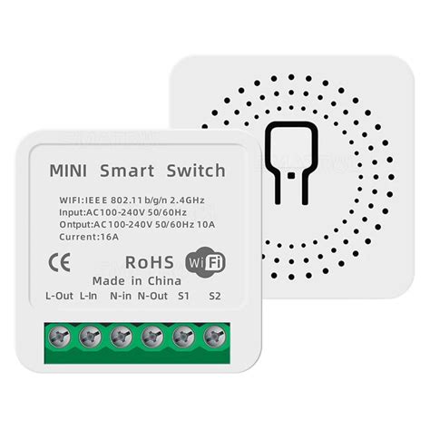 Jual Smatrul 16a Mini Module Diy Tuya Wifi Smart Life Controller Timer Switch Light Wall 2 Way