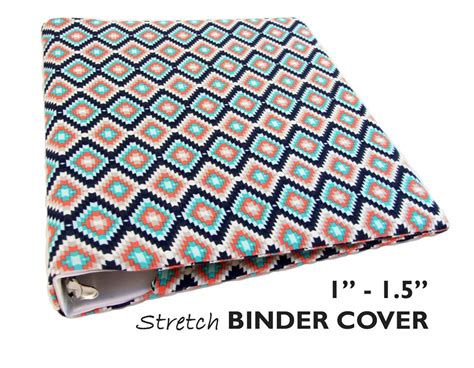 Three Ring Binder Cover Southwest Diamonds Aztec Fabric Binder Cover For Binder 3 Ring Cute