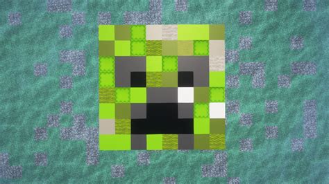 Minecraft Creeper Gezicht Pixel Art