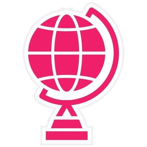 Premium Vector Globe Stand Icon Style