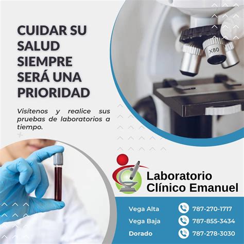 Cuidar Su Salud Siempre Será Laboratorio Clinico Emanuel