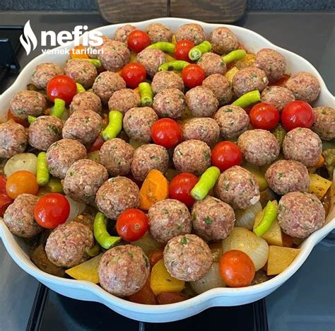Nefis Lezzetiyle Fırında Sebzeli Köfte Nefis Yemek Tarifleri