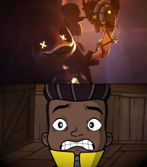 Delroy Is Scared Of Cyn Tries To Eat N Core By Thebluehandsomeguy On Deviantart