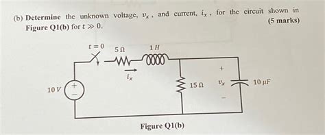 Solved B ﻿determine The Unknown Voltage Vx ﻿and Current