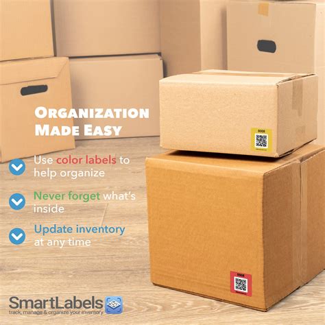 Mua QR Code Smart Labels Color Coded Scannable Stickers For Storage Bins Moving Containers