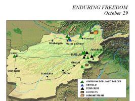 Operation Enduring Freedom Maps
