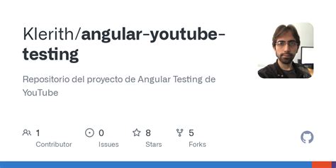 GitHub Klerith Angular Youtube Testing Repositorio Del Proyecto De Angular Testing De YouTube