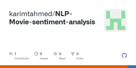 GitHub Karimtahmed NLP Movie Sentiment Analysis