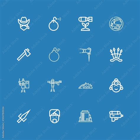 Editable Weapon Icons For Web And Mobile Stock Vector Adobe Stock
