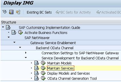 Gateway Service Using The OData Channel Approach SAP Community