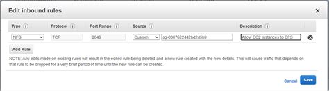 Amazon Ec2 Connection Reset By Peer Aws Efs Stack Overflow