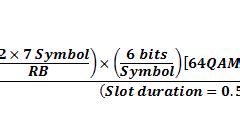 GNation LTE Throughput Calculation